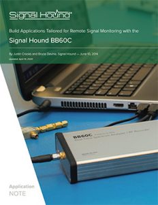 Field Spectrum Analysis – Signal Hound